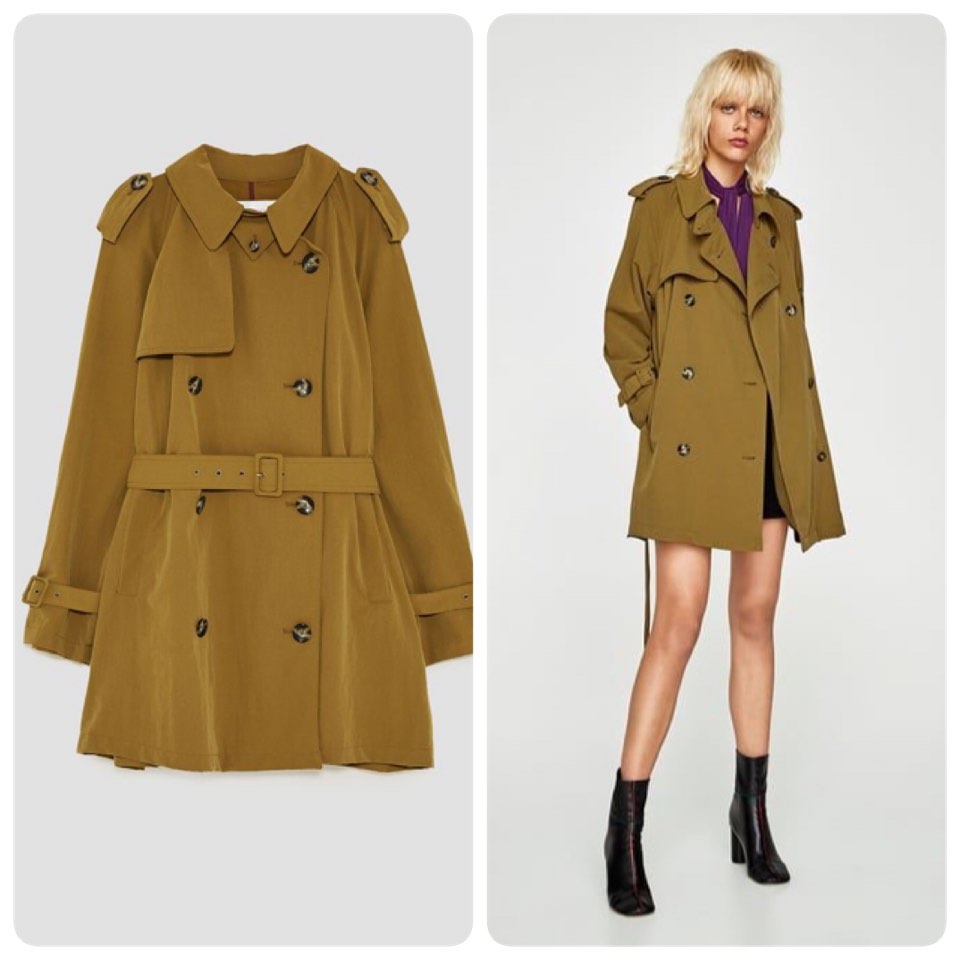 Zara outer and trench coat, Fesyen Wanita, Pakaian Wanita, Baju Luaran ...
