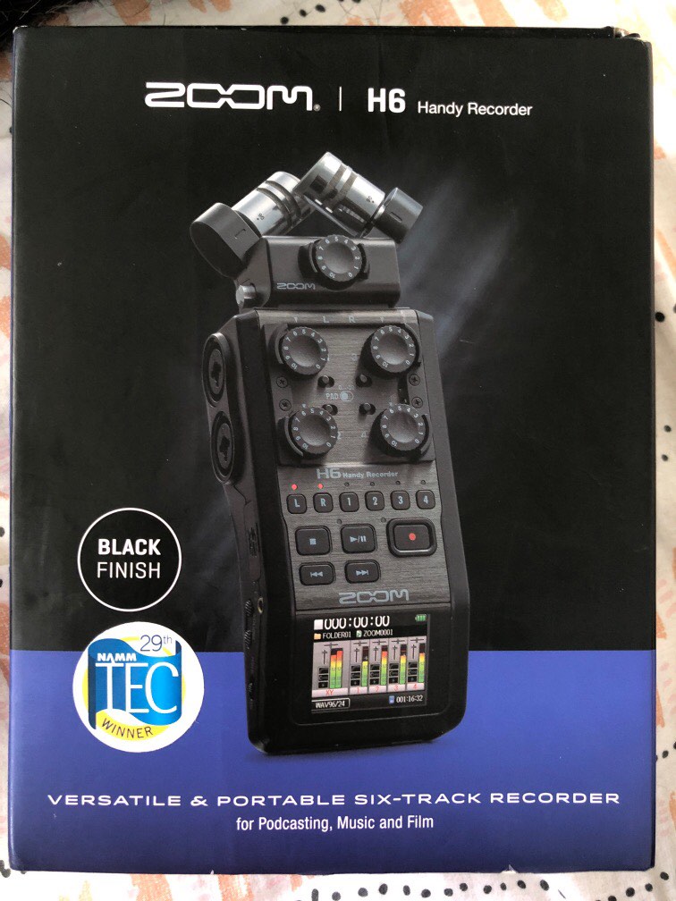Zoom H6 Handy Recorder, Audio, Voice Recorders on Carousell
