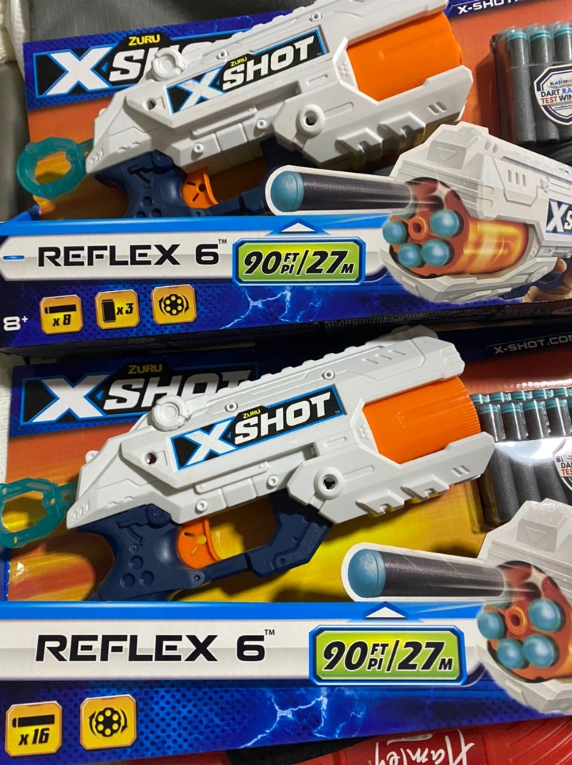 ZURU X-Shot Reflex 6 ( 2 sets ), Hobbies & Toys, Toys & Games on Carousell