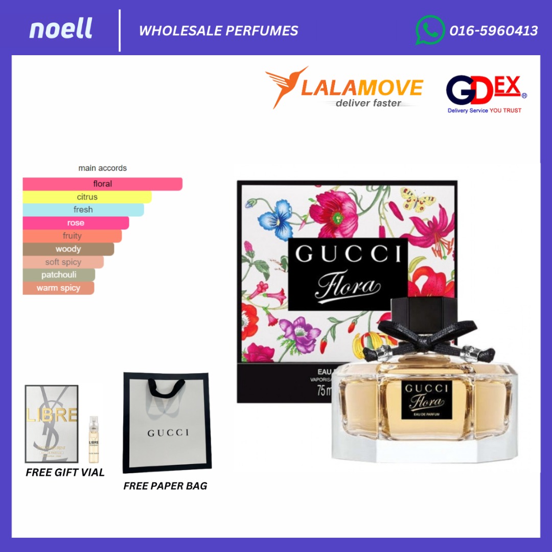 [ORIGINAL] AUTHENTIC READY STOCK GUCCI FLORA EDP 75ML PERFUME FOR WOMEN ...