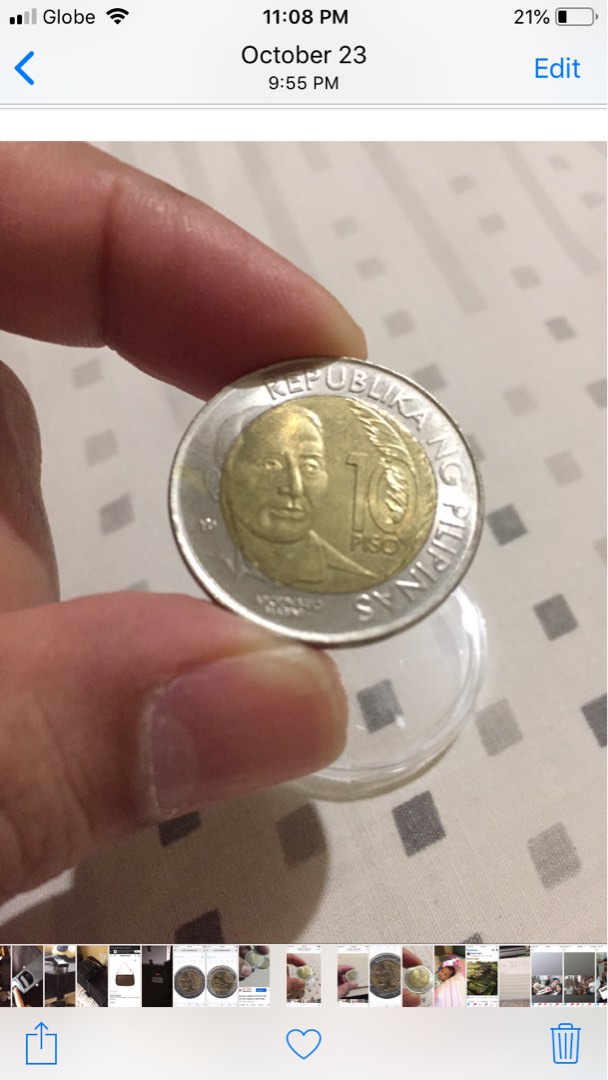 10 piso Error coin, Hobbies & Toys, Memorabilia & Collectibles ...