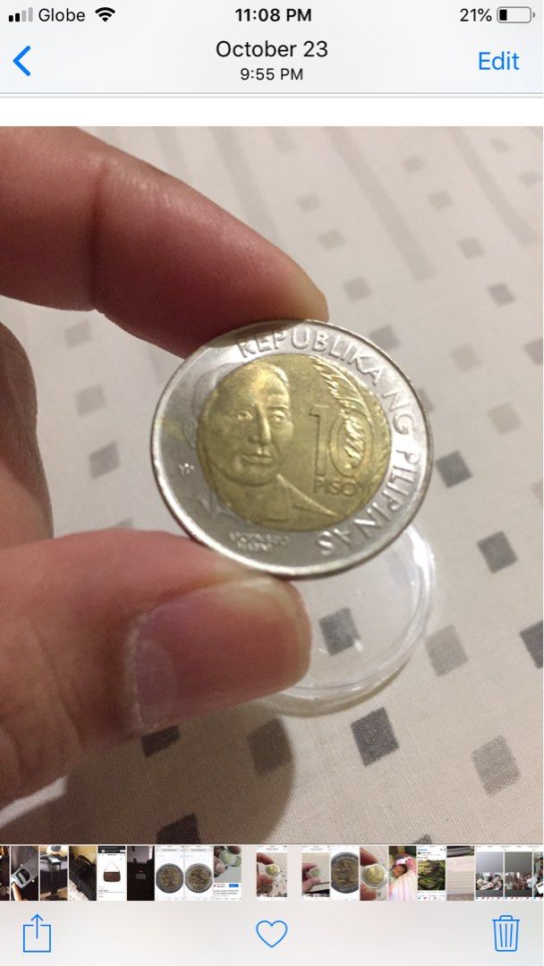 10 piso Error coin, Hobbies & Toys, Memorabilia & Collectibles ...