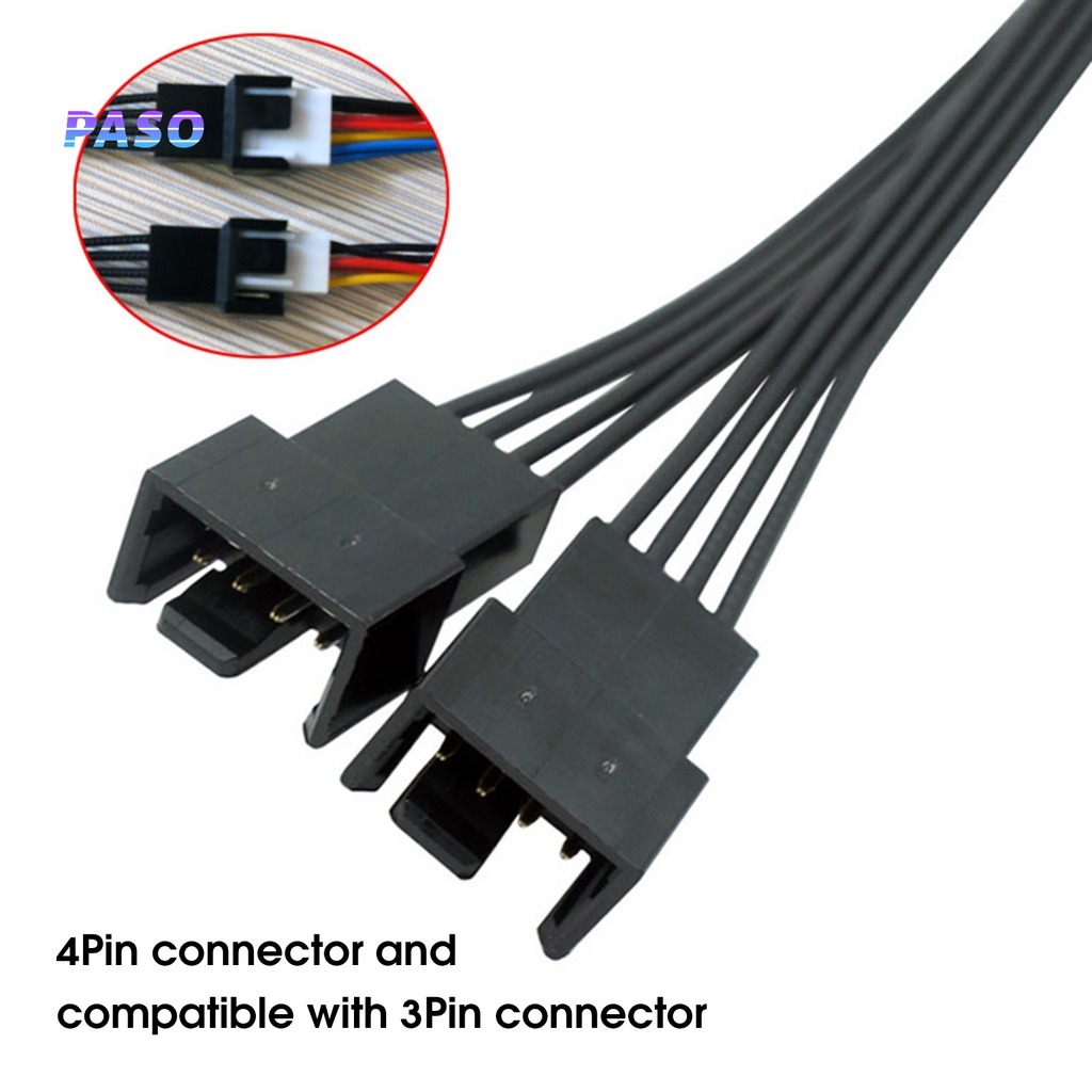 13.5cm PWM Fan Splitter Cable (1 Female to 2 Male), Computers & Tech ...