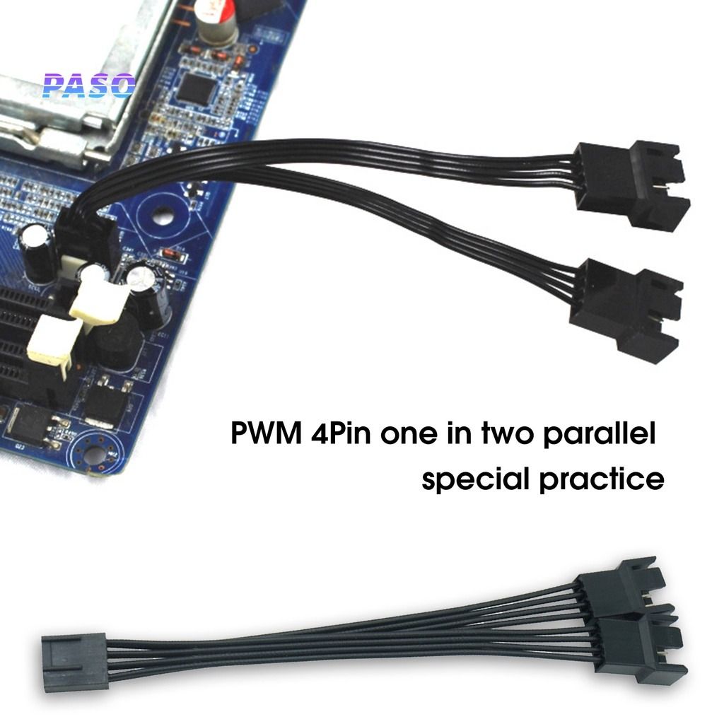 13.5cm PWM Fan Splitter Cable (1 Female to 2 Male), Computers & Tech ...
