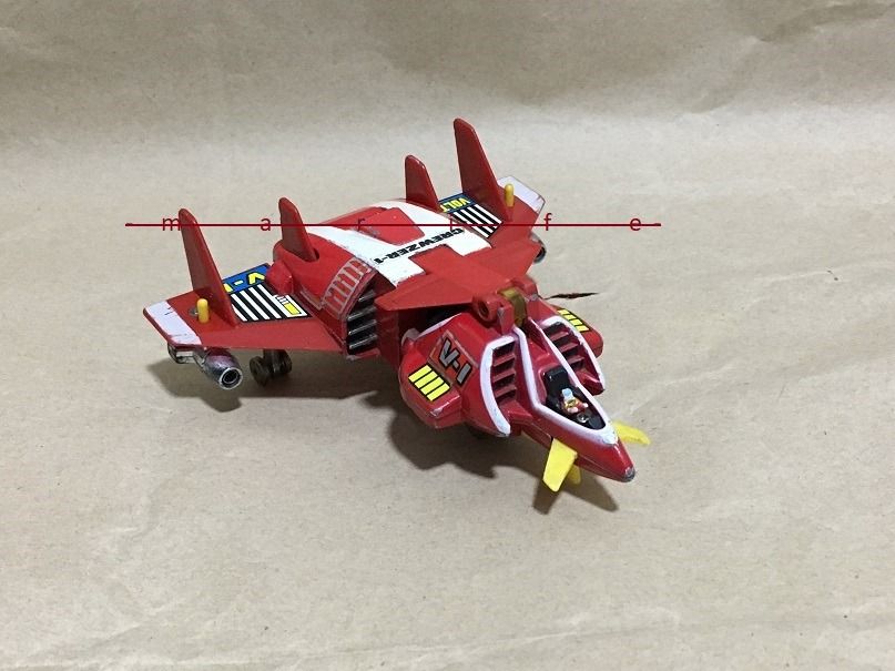 1977 Voltes V volt Crewzer DX part popy japan godaikin robot VT ...