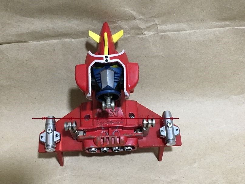 1977 Voltes V volt Crewzer DX part popy japan godaikin robot VT ...
