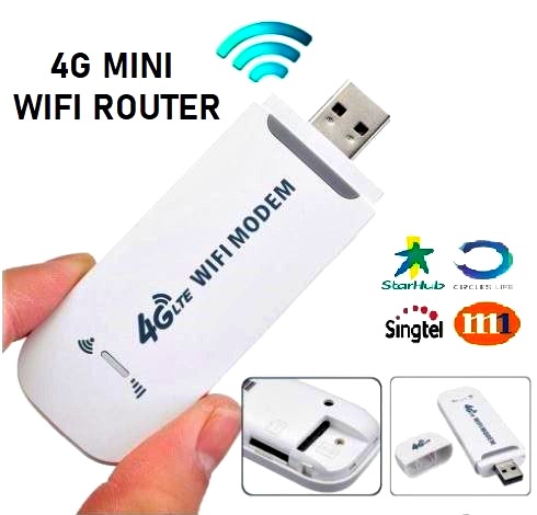 3G/4G LTE SIM Card USB Mobile Broadband WIFI + Router + Modem ...