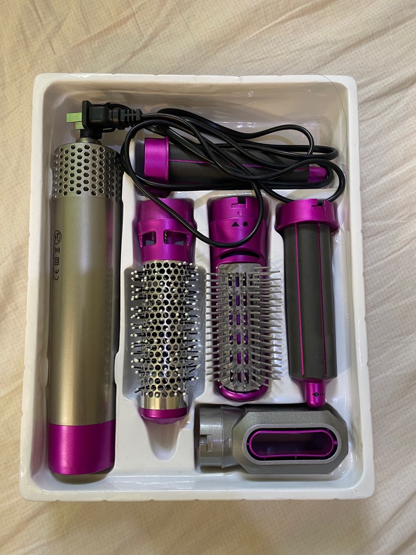5 in 1 Multi purpose functional Hair Hot Air Styler five in one curling ...