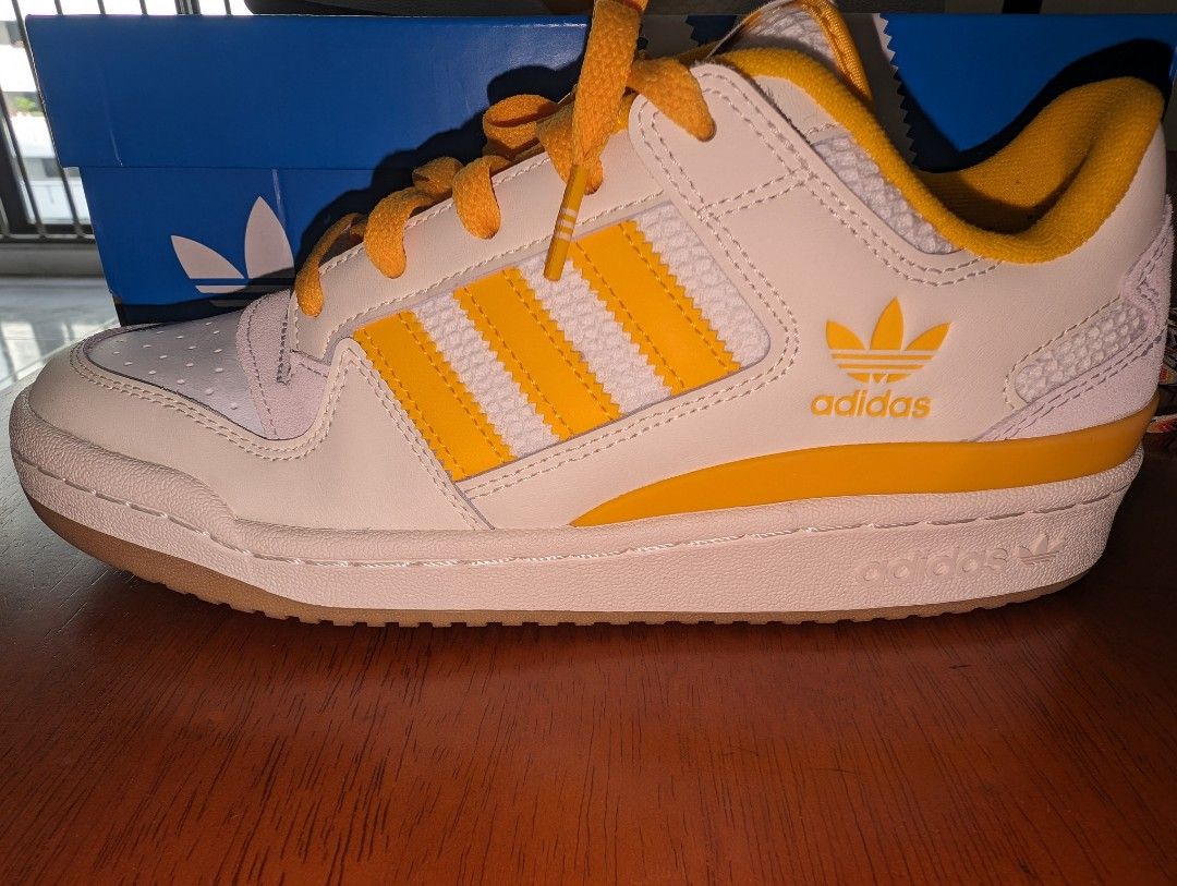 Adidas Forum Low Shoes Yellow IF2740, Women's Fashion, Footwear ...