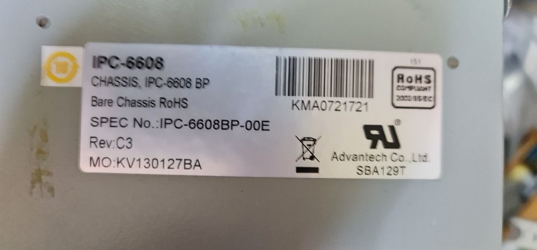Advantech IPC-6608 Industrial Desktop/WallMount Chassis, Computers & Tech, Office & Business ...