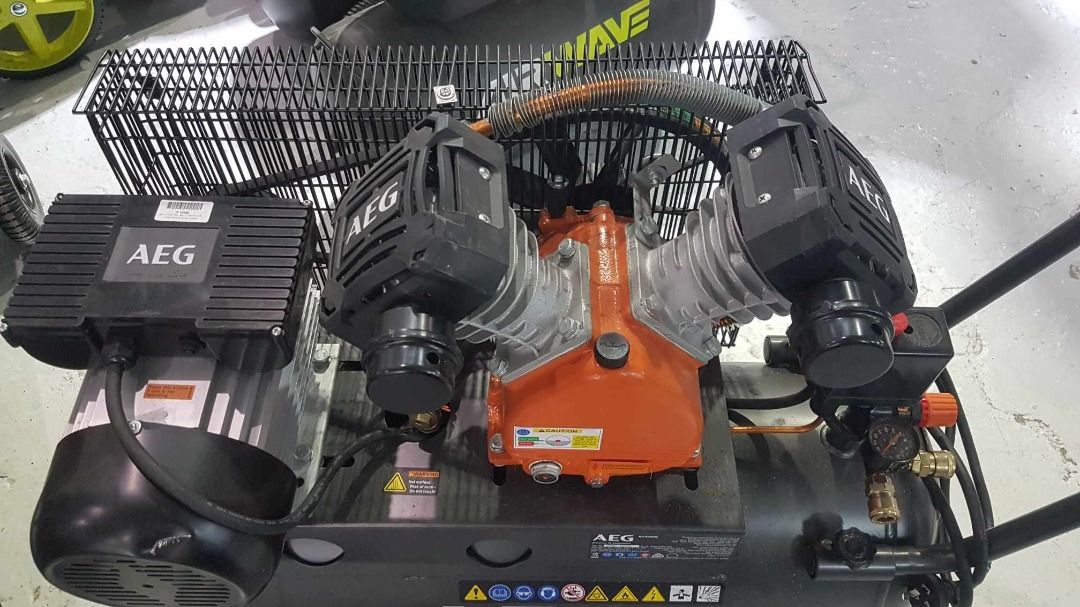 AEG Belt Driven Air Compressor, Commercial & Industrial, Construction ...