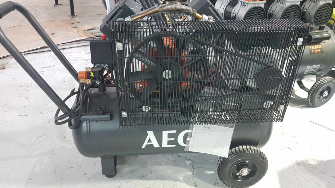 AEG Belt Driven Air Compressor, Commercial & Industrial, Construction ...