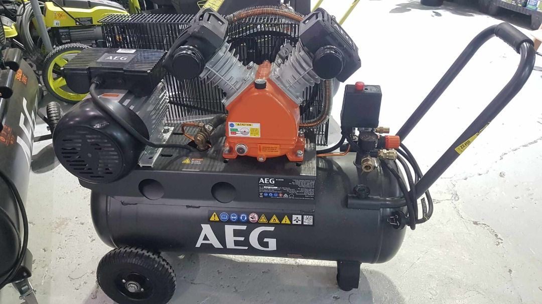 AEG Belt Driven Air Compressor, Commercial & Industrial, Construction ...