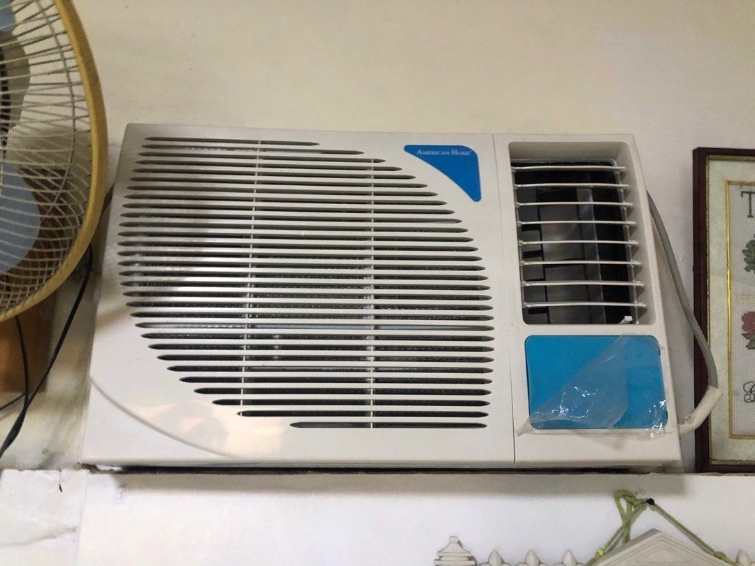 American Home Window Type Aircon 1.5 HP, TV & Home Appliances, Air ...