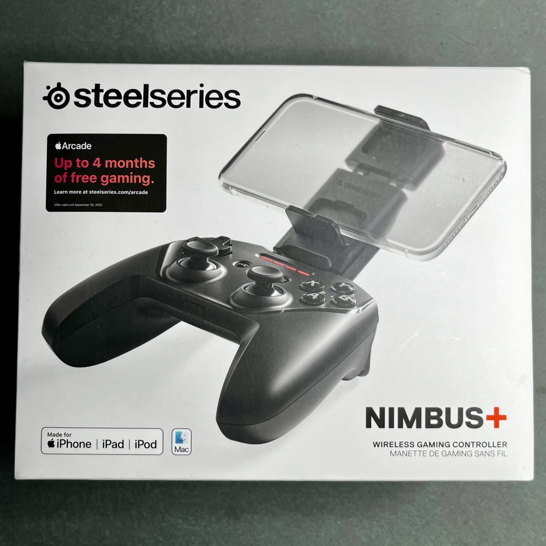 Apple Game Controller Steel Series Nimbus+, Video Gaming, Gaming ...