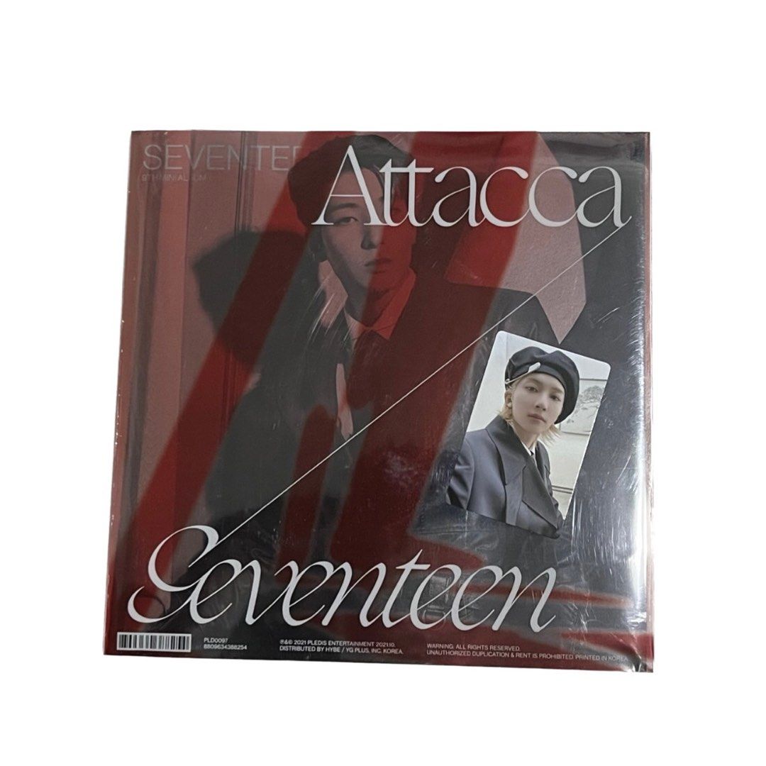 SEVENTEEN - Attaca OT13 Op. 3 unsealed album w/ Jeonghan PC and Wonwoo ...