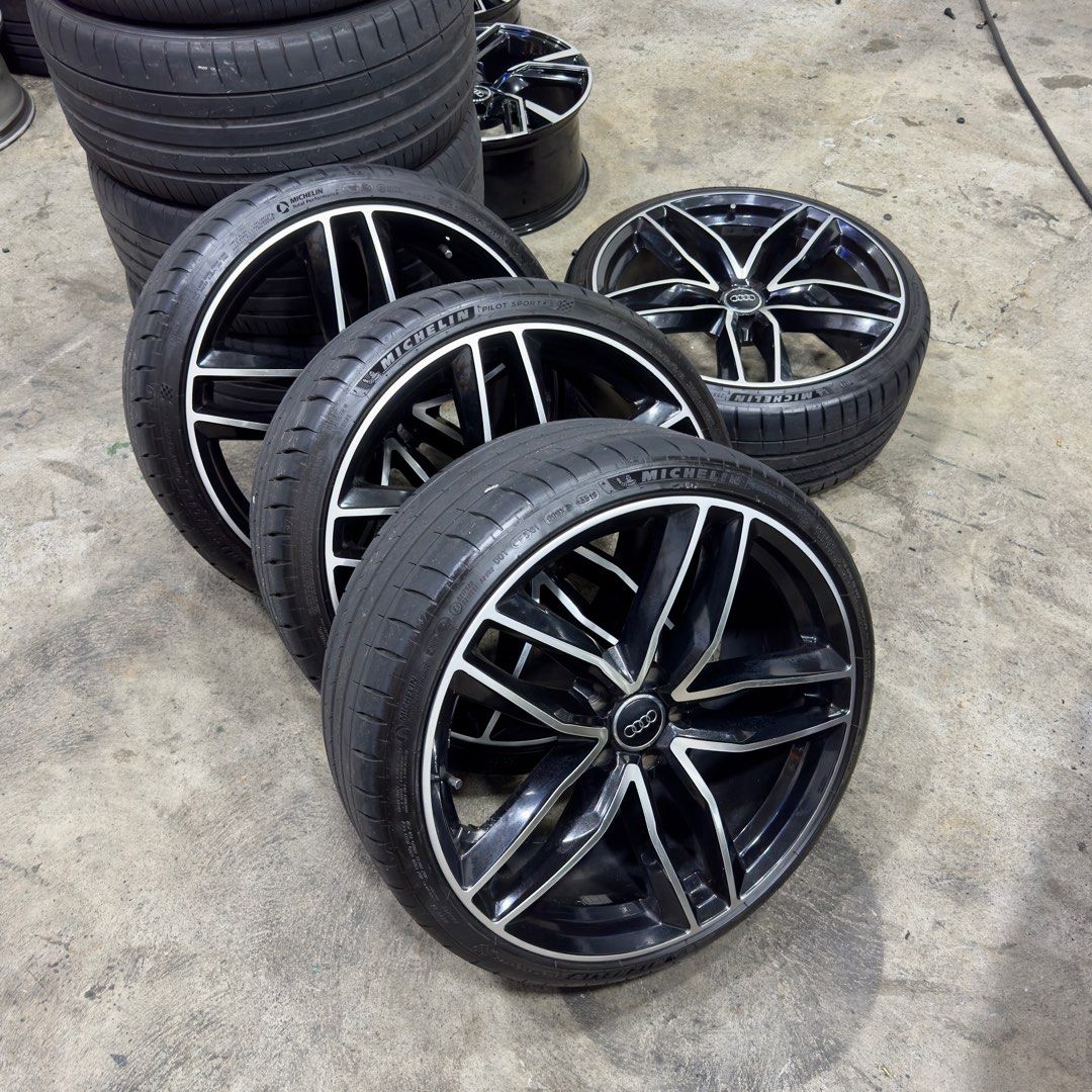 20” Audi RS6 Rims with PS4S Tires, Car Accessories, Tyres & Rims on ...
