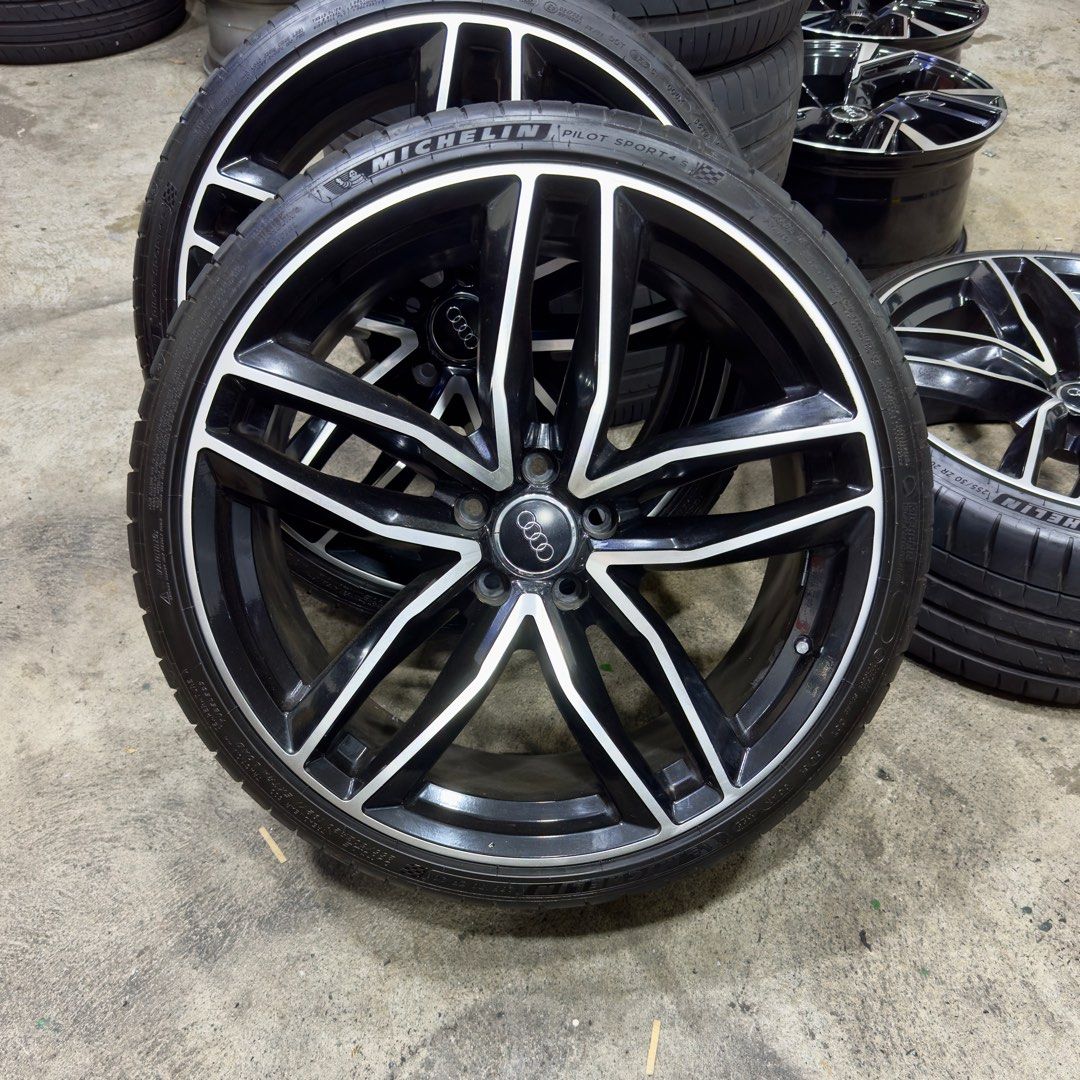 20” Audi RS6 Rims with PS4S Tires, Car Accessories, Tyres & Rims on ...