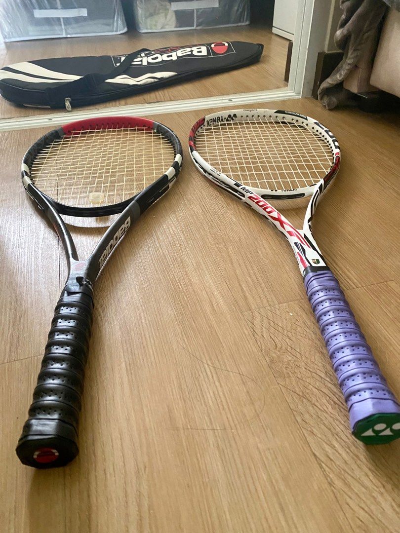 Babolat and MP 200 Yonex Racket, Sports Equipment, Sports & Games, Racket and Ball Sports on ...