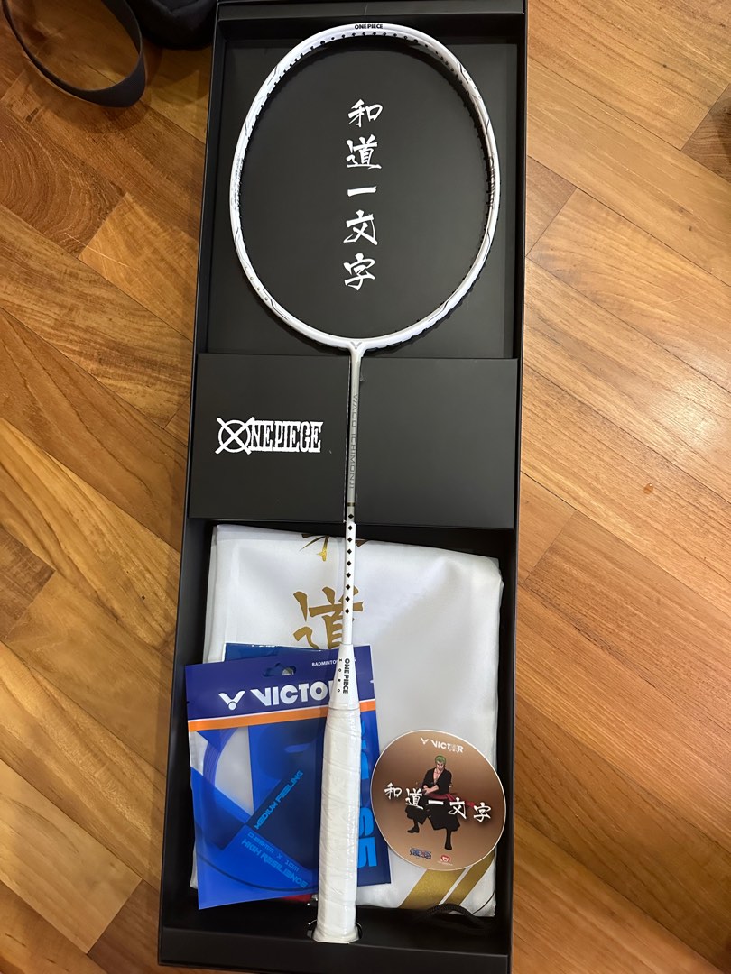 Badminton Racket ONEPIECE x Victor wado ichimonji, Sports Equipment ...