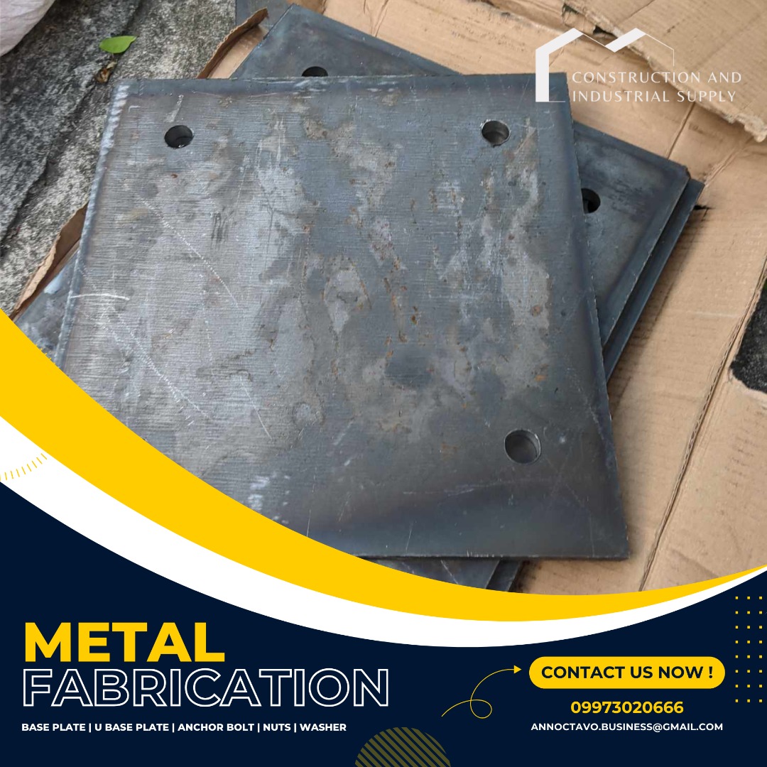Base plate | Base Plate Fabricate | Metal base plate | Foundation plate ...