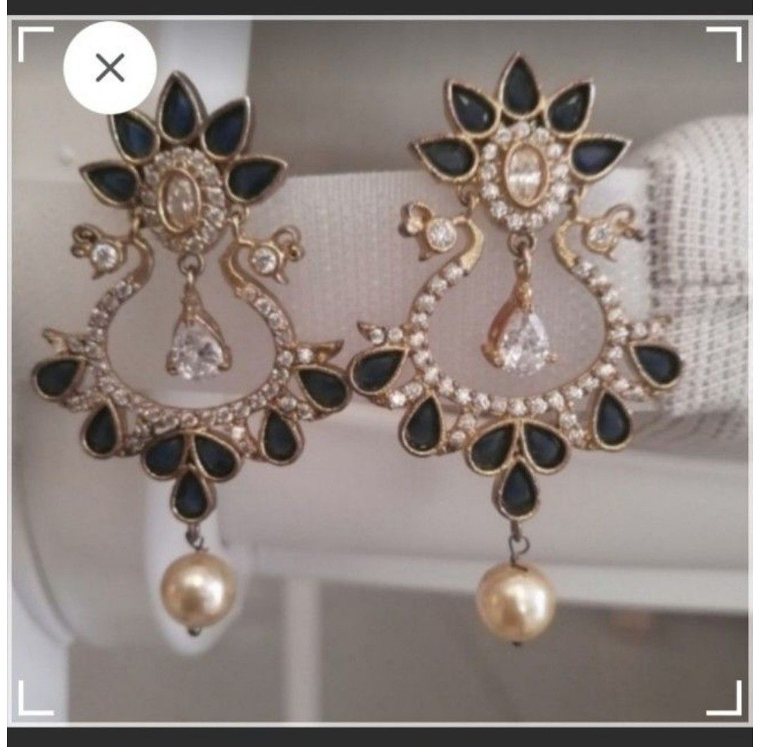Beautiful Indian design earring, Women's Fashion, Jewelry & Organisers ...