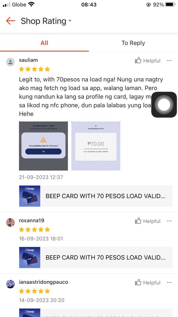 BEEP CARD FOR LRT MRT BGC & P2P BUS, Hobbies & Toys, Travel, Travel ...