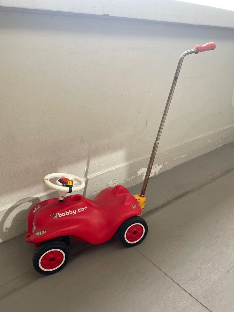Big Bobby Car Classic with Push Handle, Babies & Kids, Going Out, Other ...