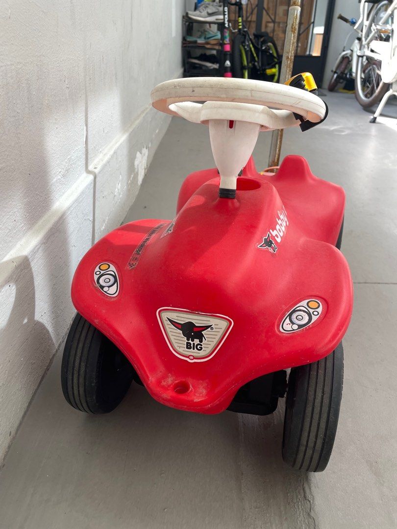 Big Bobby Car Classic with Push Handle, Babies & Kids, Going Out, Other ...
