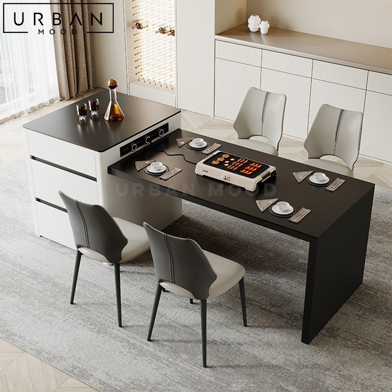 BINA Modern Dining Table Cabinet, Furniture & Home Living, Furniture ...