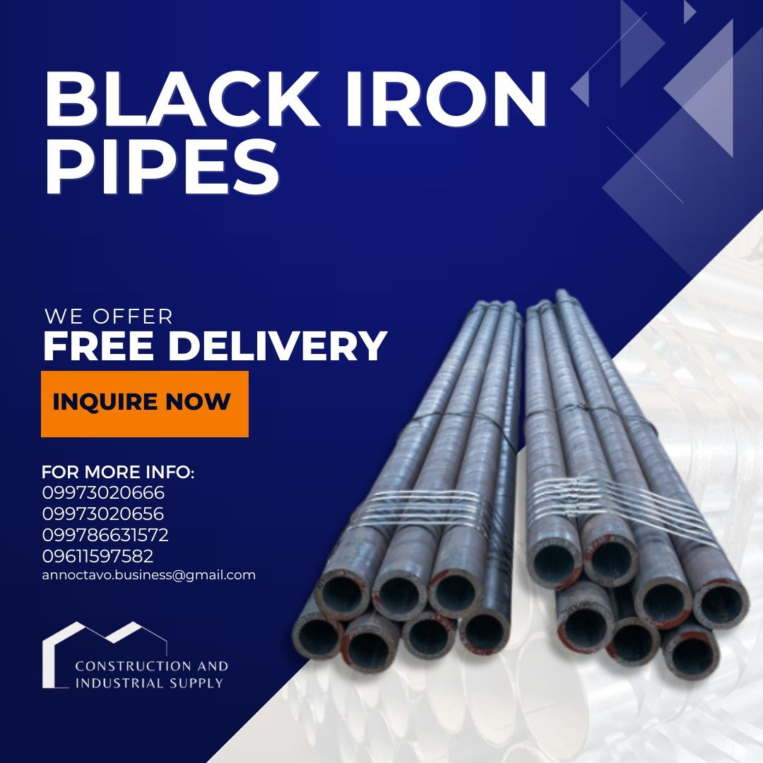 Black Iron | Metal Pipe | Commercial Pipe | Metal Bi Pipe | Standard ...