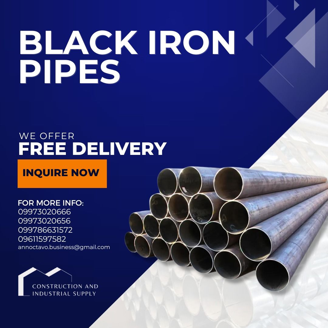 Black Iron | Metal Pipe | Commercial Pipe | Metal Bi Pipe | Standard ...