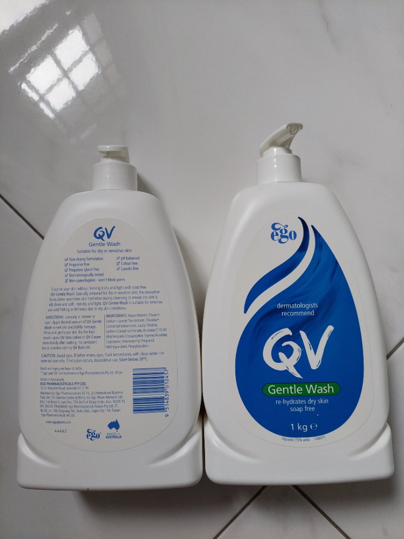 Brand New QV Gentle Wash 1kg (Expiry Apr26, Qty 1), Beauty & Personal ...