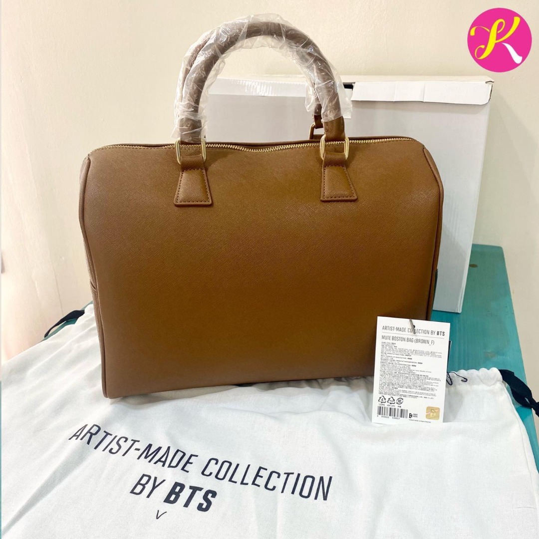 BTS Artist Made Collection V Taehyung Mute Boston Bag, Hobbies & Toys ...