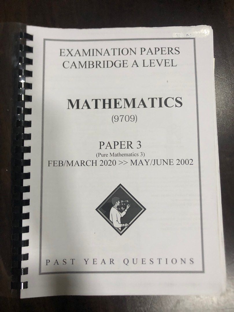 CAMBRIDGE A-LEVEL PAST PAPER PURE MATHS, Hobbies & Toys, Books ...