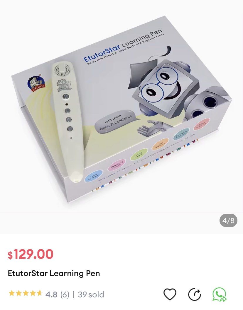 Chinese Etutor Learning Pen, Hobbies & Toys, Books & Magazines ...