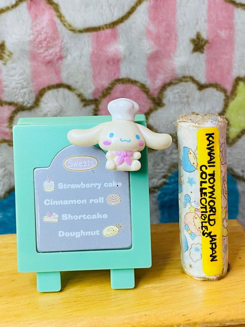 Sanrio 2005 Cinnamoroll Menu with cinna magnetic figure 190, Hobbies ...