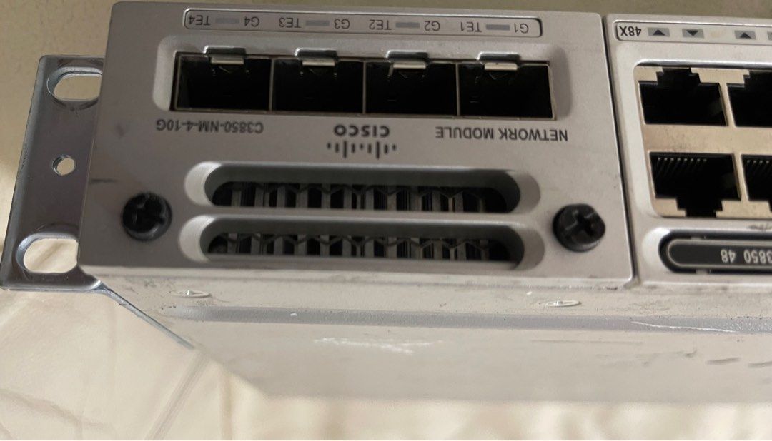 Cisco Catalyst Switch Model 3850 48Ports, Computers & Tech, Office ...