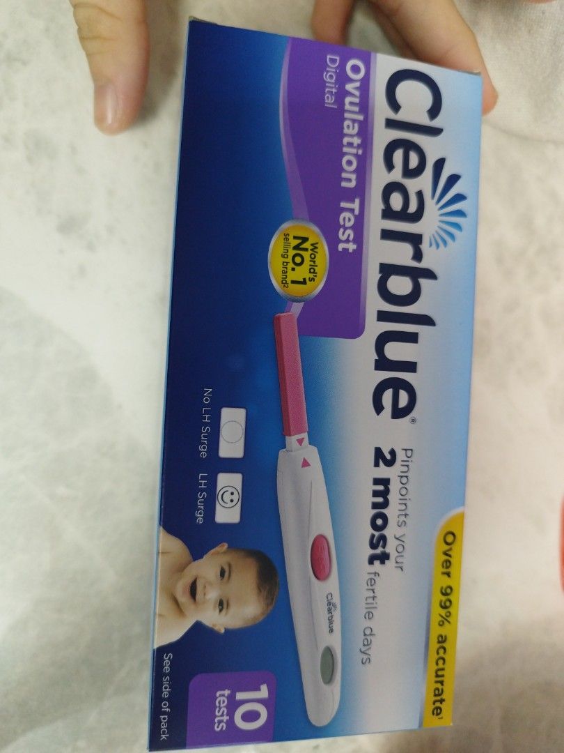Clear blue ovulation test, Babies & Kids, Maternity Care on Carousell