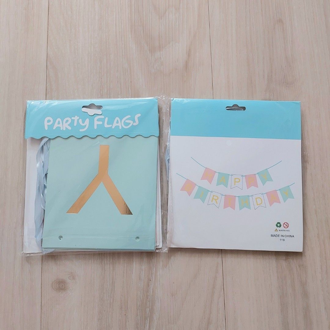 Colourful Triangle Party Flags Bunting Garland Birthday Decoration ...