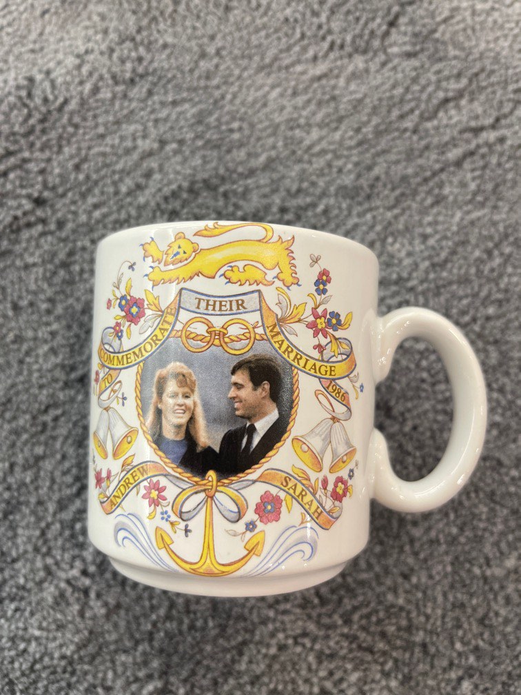 Commemorate Their Marriage (Andrew and Sarah) Cup Mug, Hobbies & Toys ...