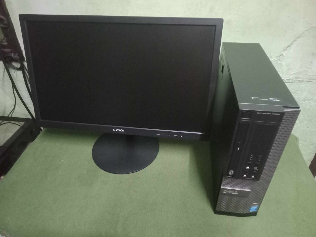 computer set cpu dell i3 4th gen monitor 20inc, Computers & Tech ...
