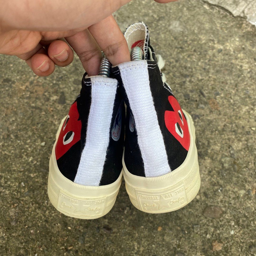 CONVERSE CDG PLAY HIGH CUT, Women's Fashion, Footwear, Sneakers on ...