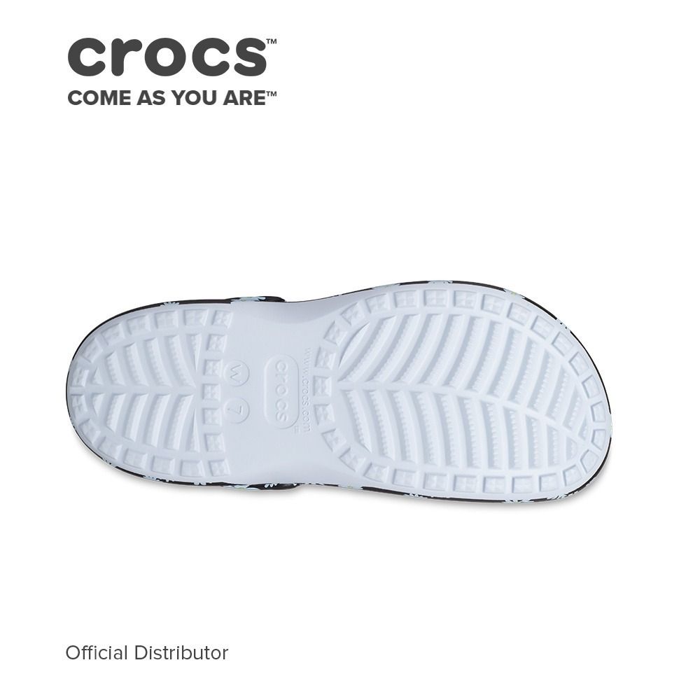 Crocs Women's Baya Platform Printed Clog in Black Daisy, Women's ...