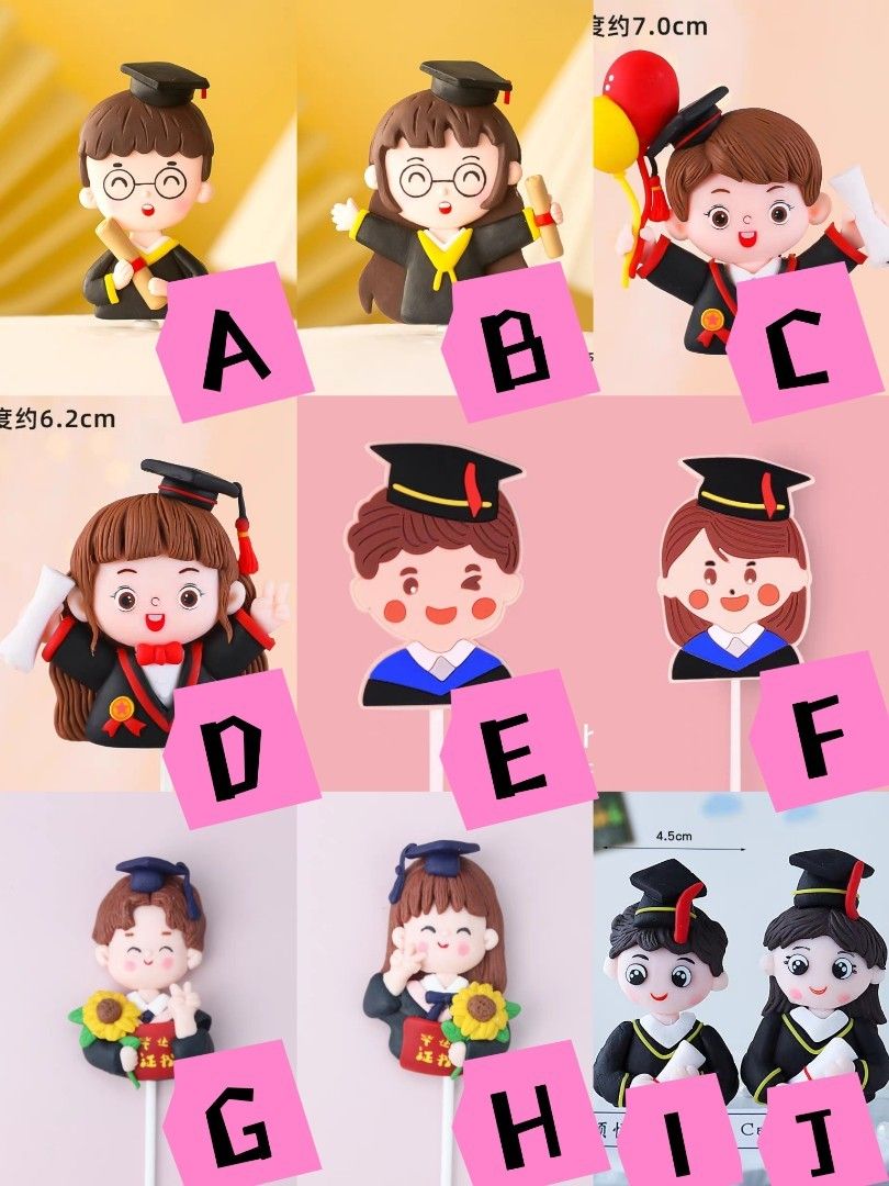 26 Designs Graduation Day/ PSLE Result Release Day/ Cute Graduation Boy ...