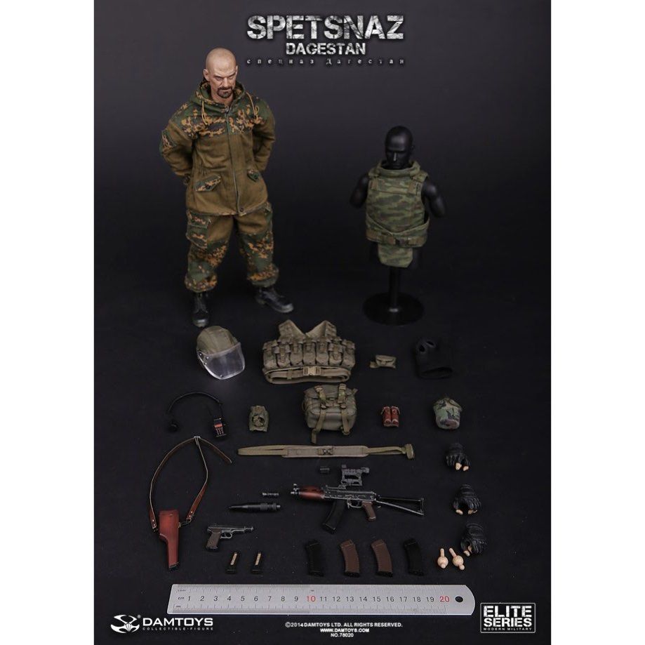 Dam Toys 1/6 SPETSNAZ in Dagestan (78020), Hobbies & Toys, Toys & Games ...