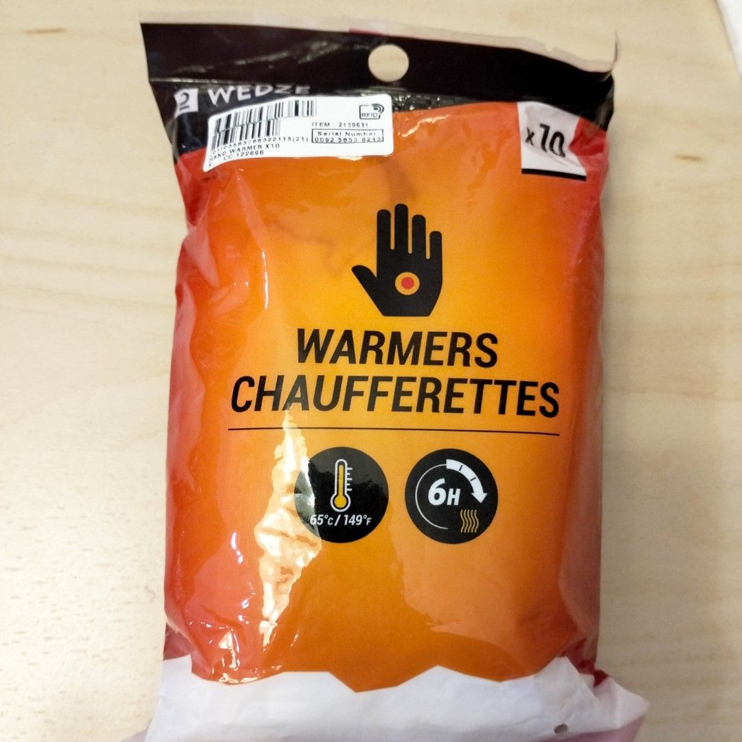 Decathlon Hand, Body, Feet warmer Heat Packs, Hobbies & Toys, Travel ...