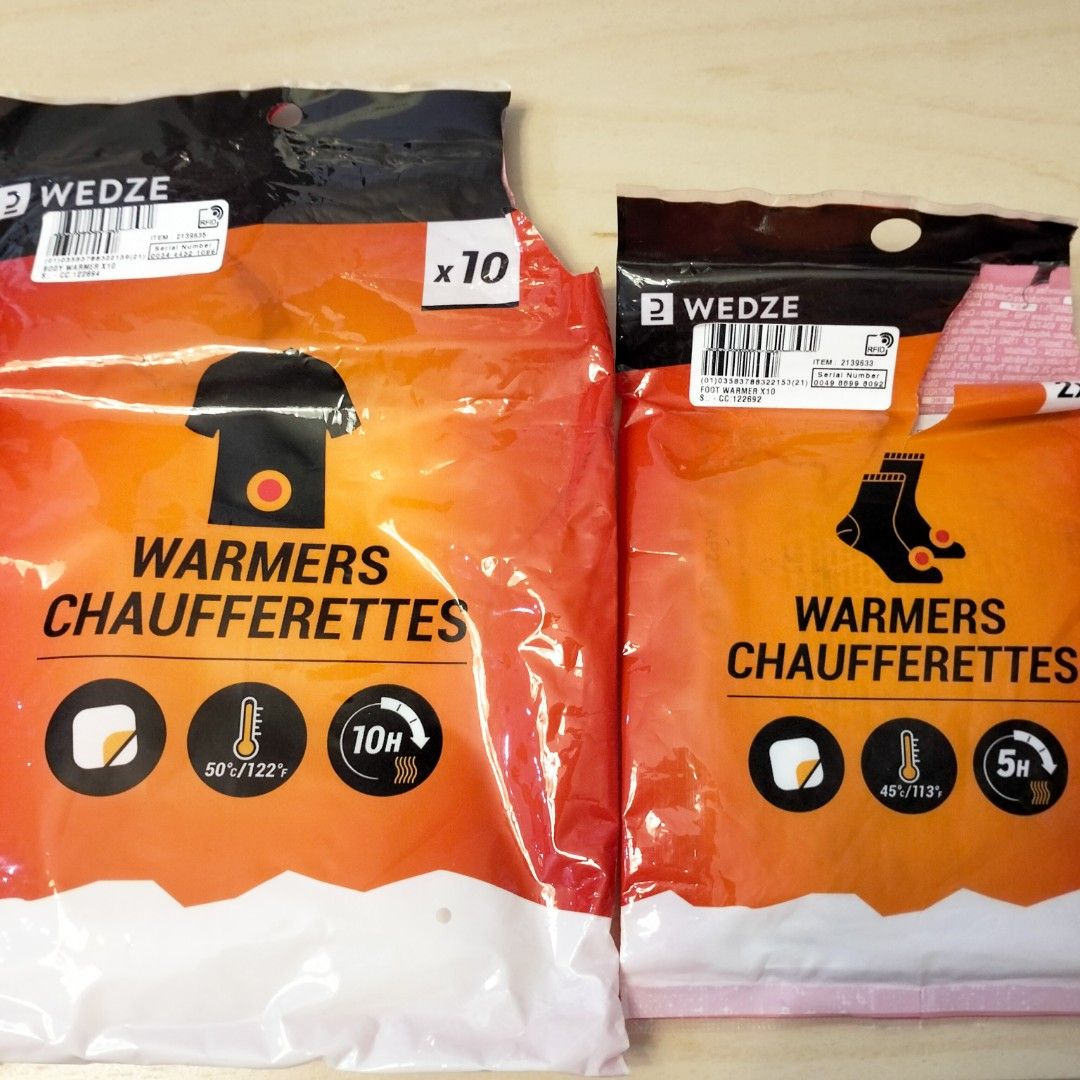 Decathlon Hand, Body, Feet warmer Heat Packs, Hobbies & Toys, Travel ...