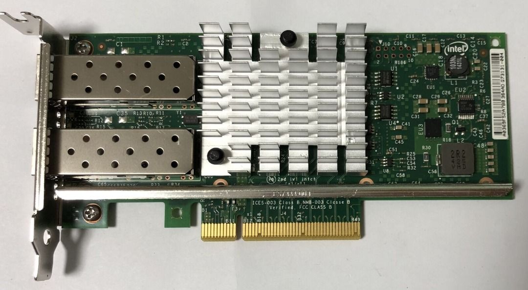 DELL Intel X520-DA2 X520 10Gb SFP+ Network Adapter 0942V6 0XYT17 Low ...