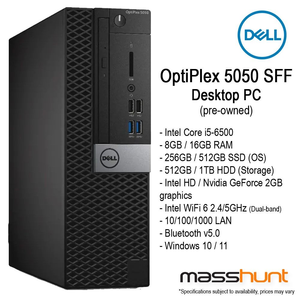 Dell OptiPlex 5050 SFF Desktop PC for Light Gaming, Media Production, Business work, etc. [2nd ...